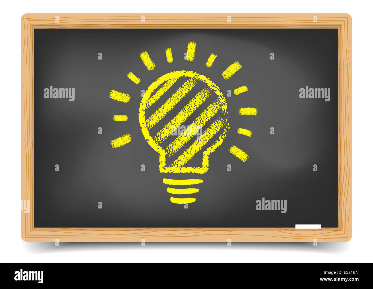 Writing chalk blackboard lightbulb hi-res stock photography and images ...