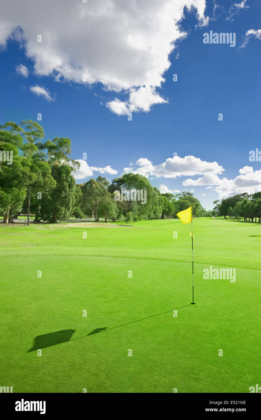beautiful golf course Stock Photo - Alamy