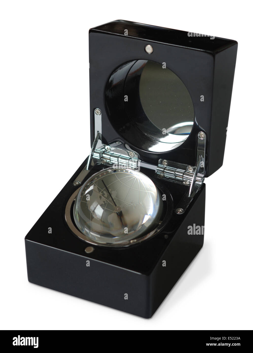 Compass glass globe Cut Out Stock Images & Pictures - Alamy