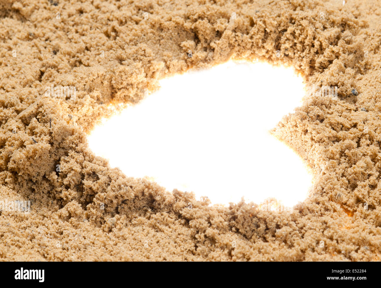 Heart drawn on sand Stock Photo - Alamy