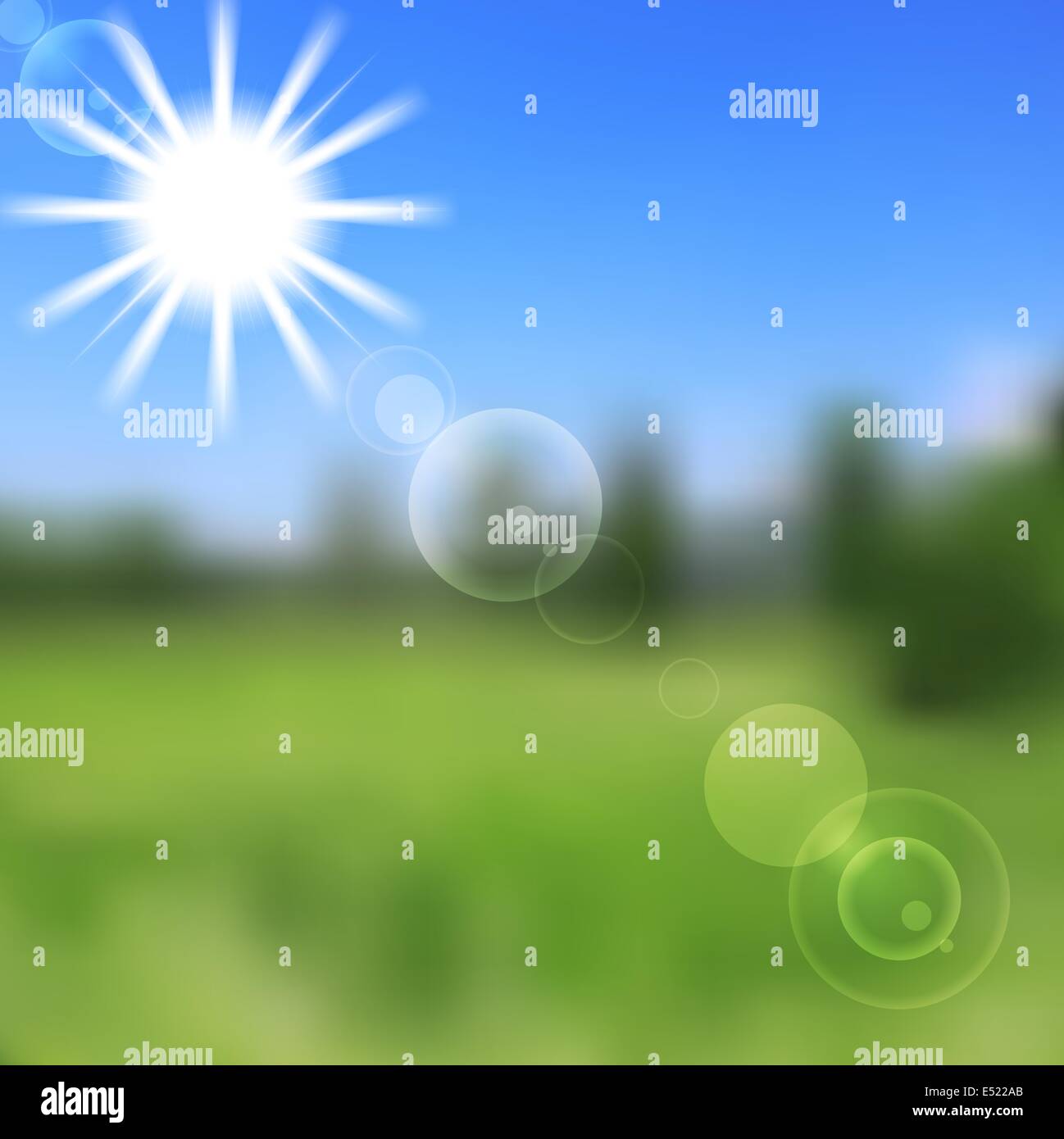 Sunny nature abstract background Stock Photo - Alamy