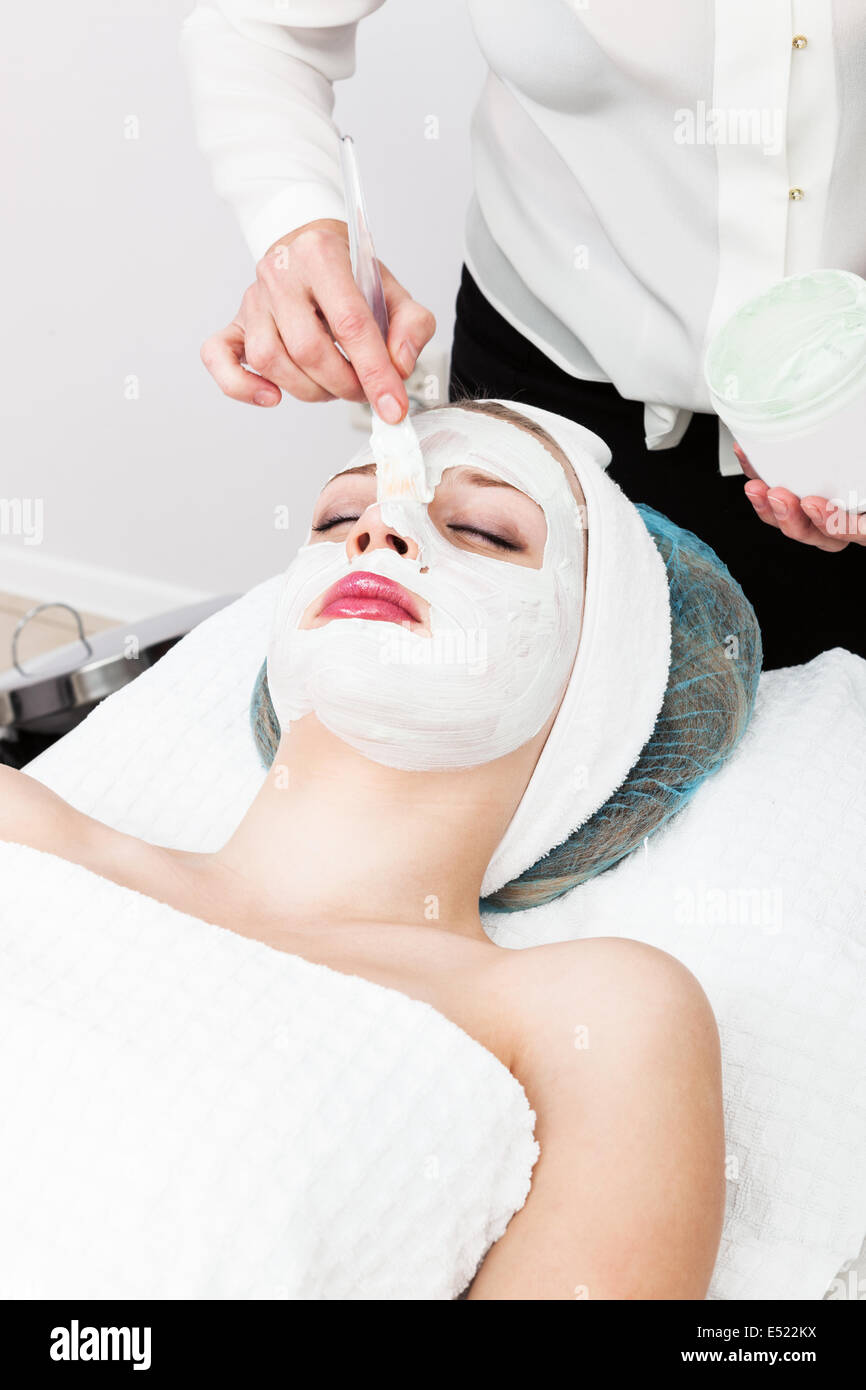 Facial mudpack hi-res stock photography and images - Alamy