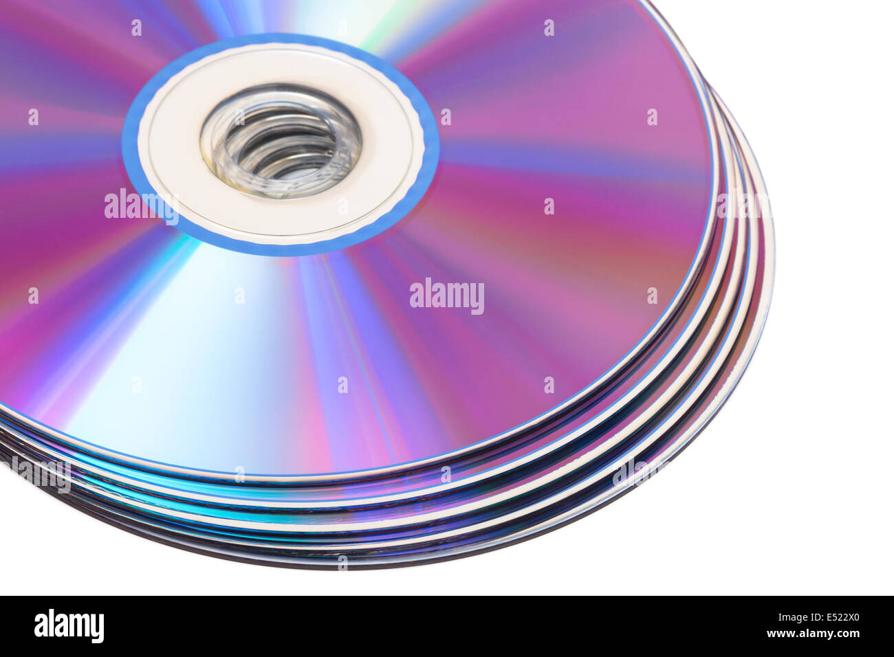 Cd disks on white hi-res stock photography and images - Alamy
