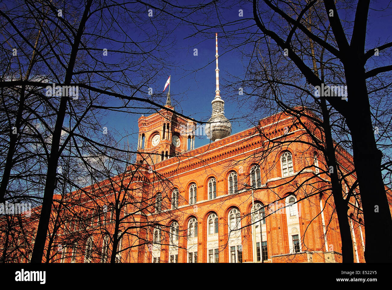 Red City Hall Germany Berlin Stock Photo - Alamy