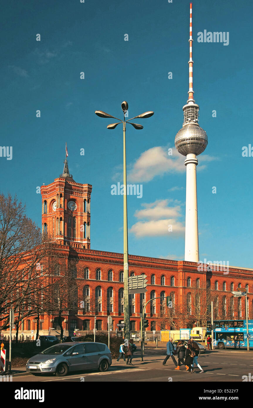 Red City Hall Germany Berlin Stock Photo - Alamy