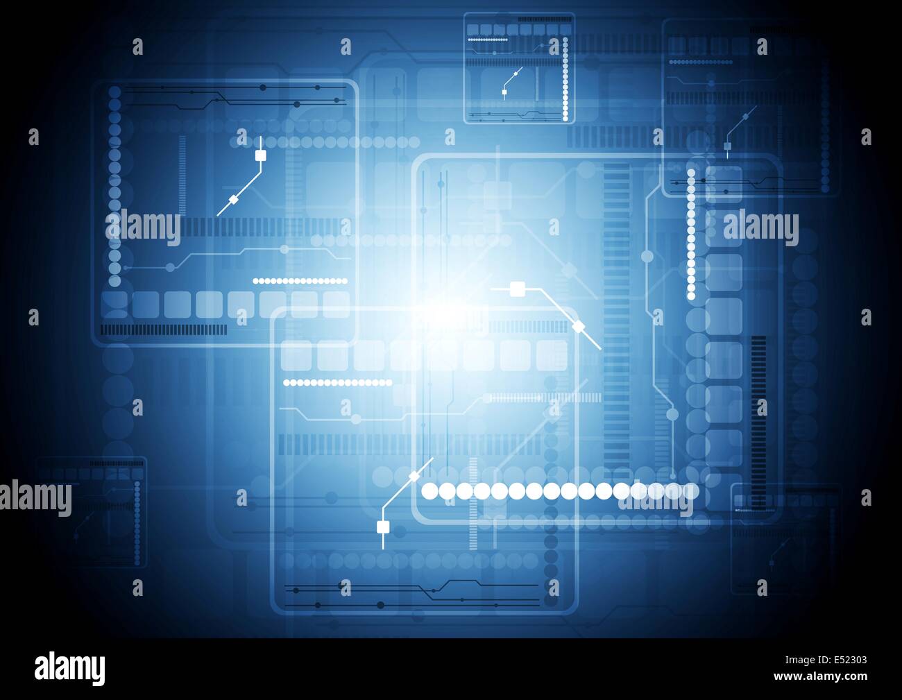 Hi-tech abstract background Stock Photo - Alamy