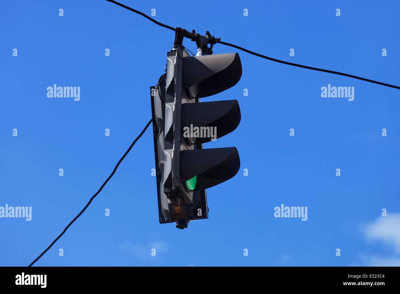 Three way traffic lights hi-res stock photography and images - Alamy
