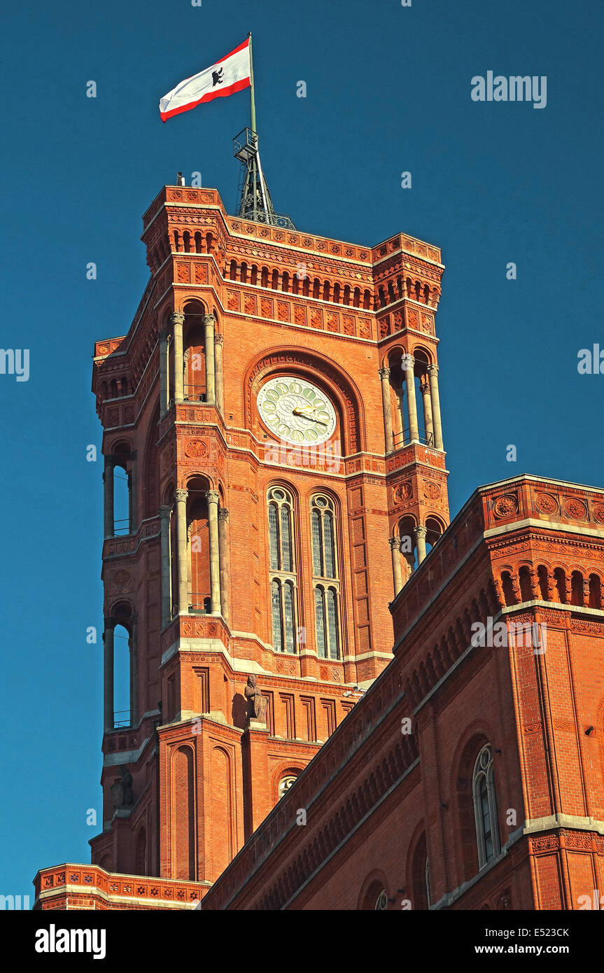 Red City Hall Germany Berlin Stock Photo - Alamy