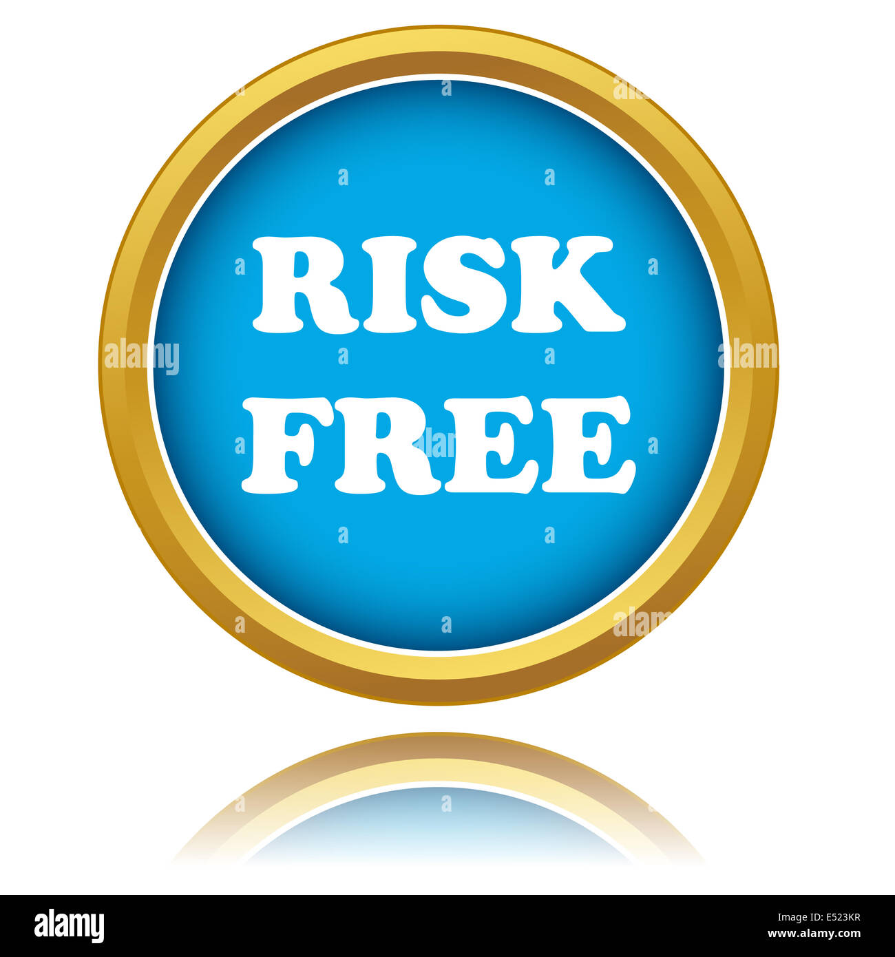 Risk-free guarantee icon Stock Photo - Alamy