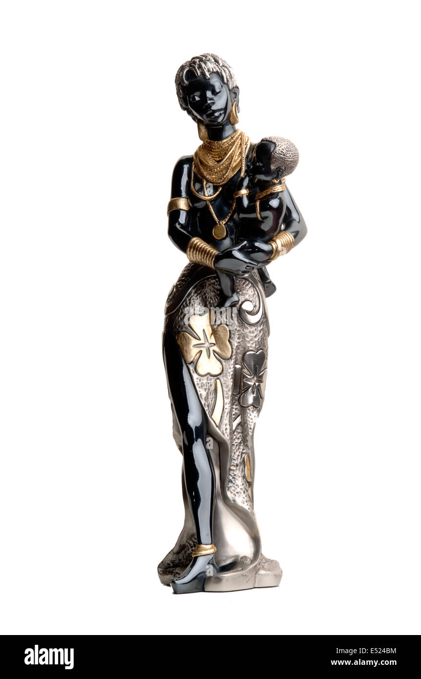 African woman statue hi-res stock photography and images - Alamy