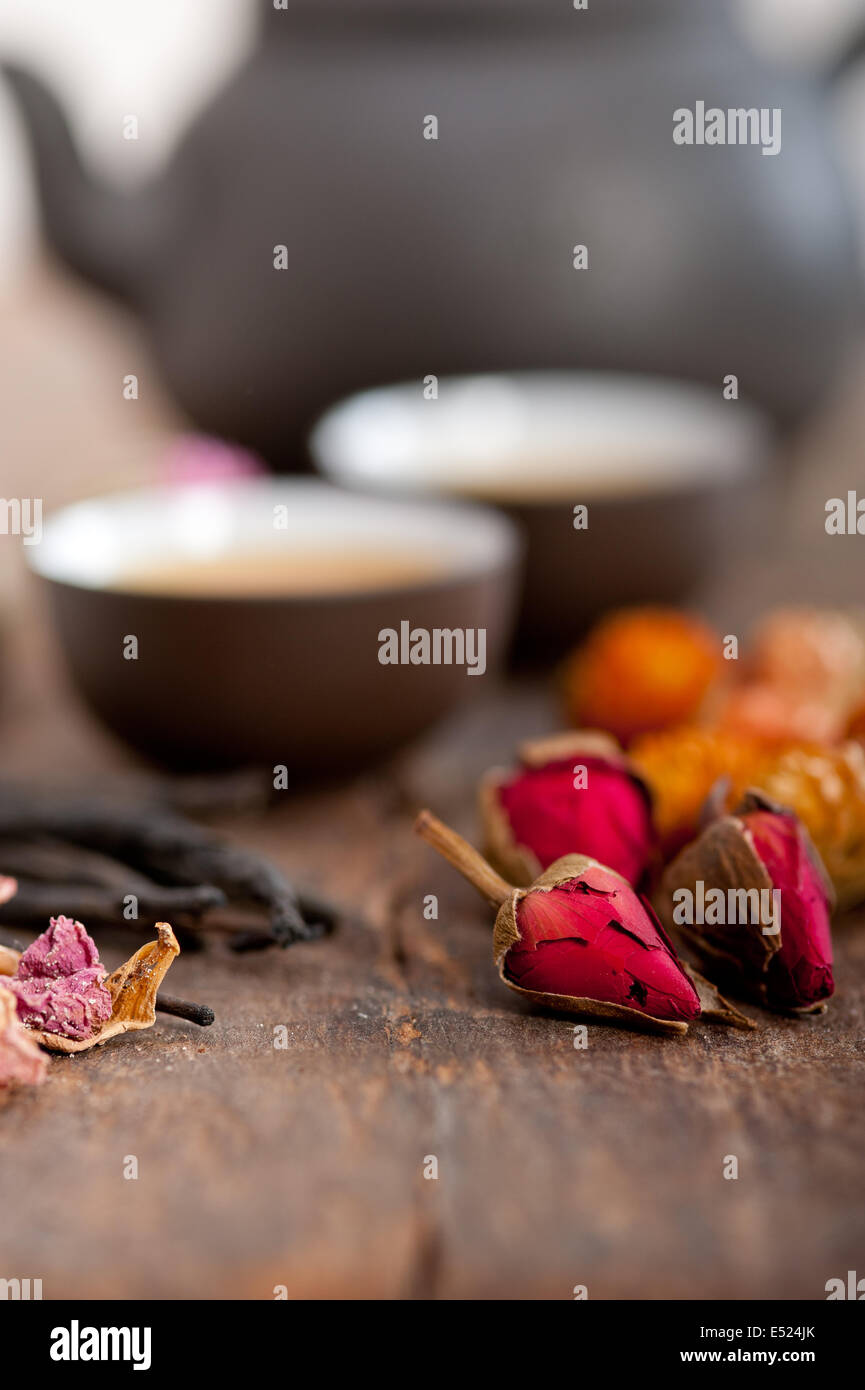 Chinese style herbal floral tea Stock Photo - Alamy