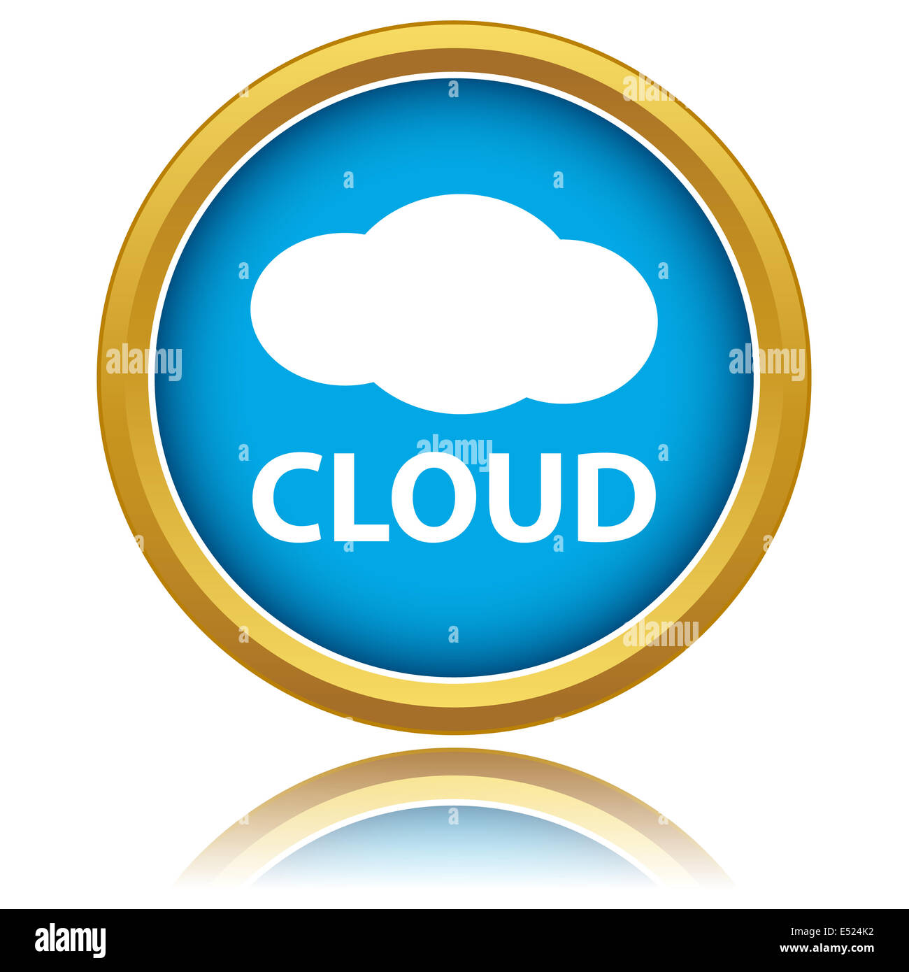 Cloud pictogram Cut Out Stock Images & Pictures - Alamy