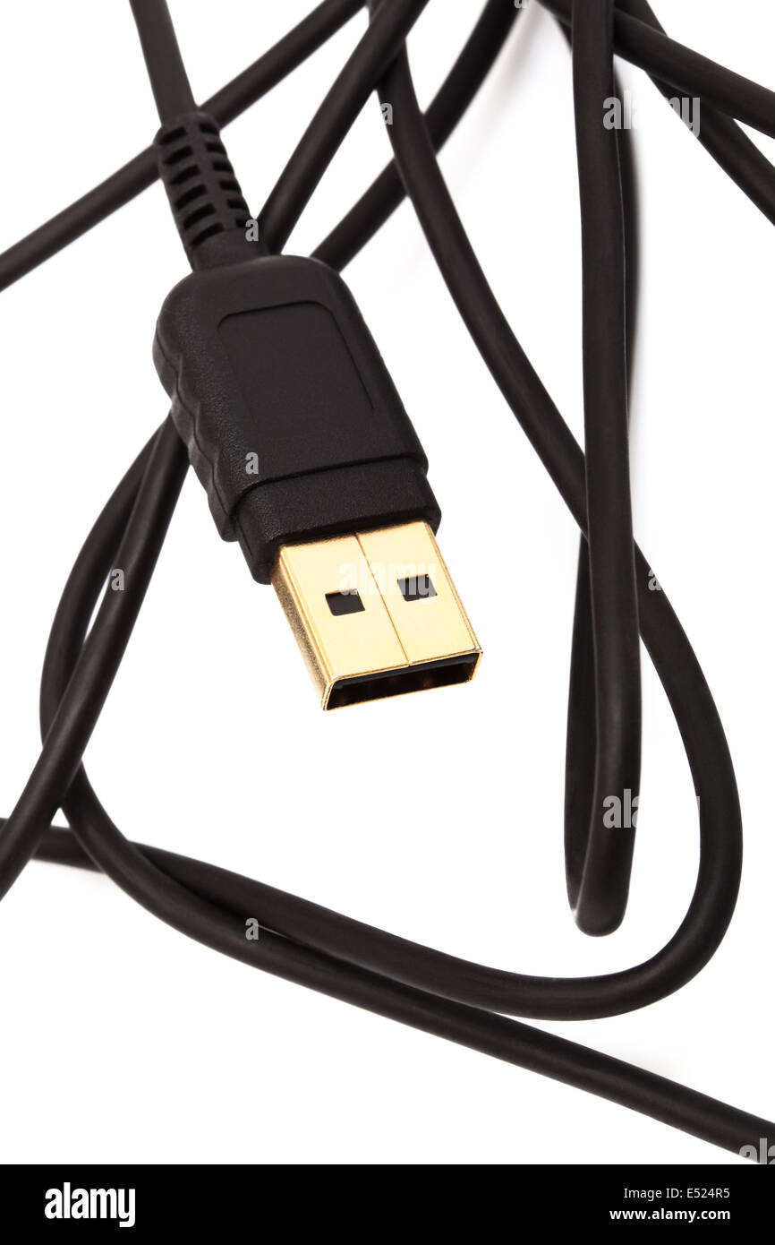usb cable close up Stock Photo - Alamy