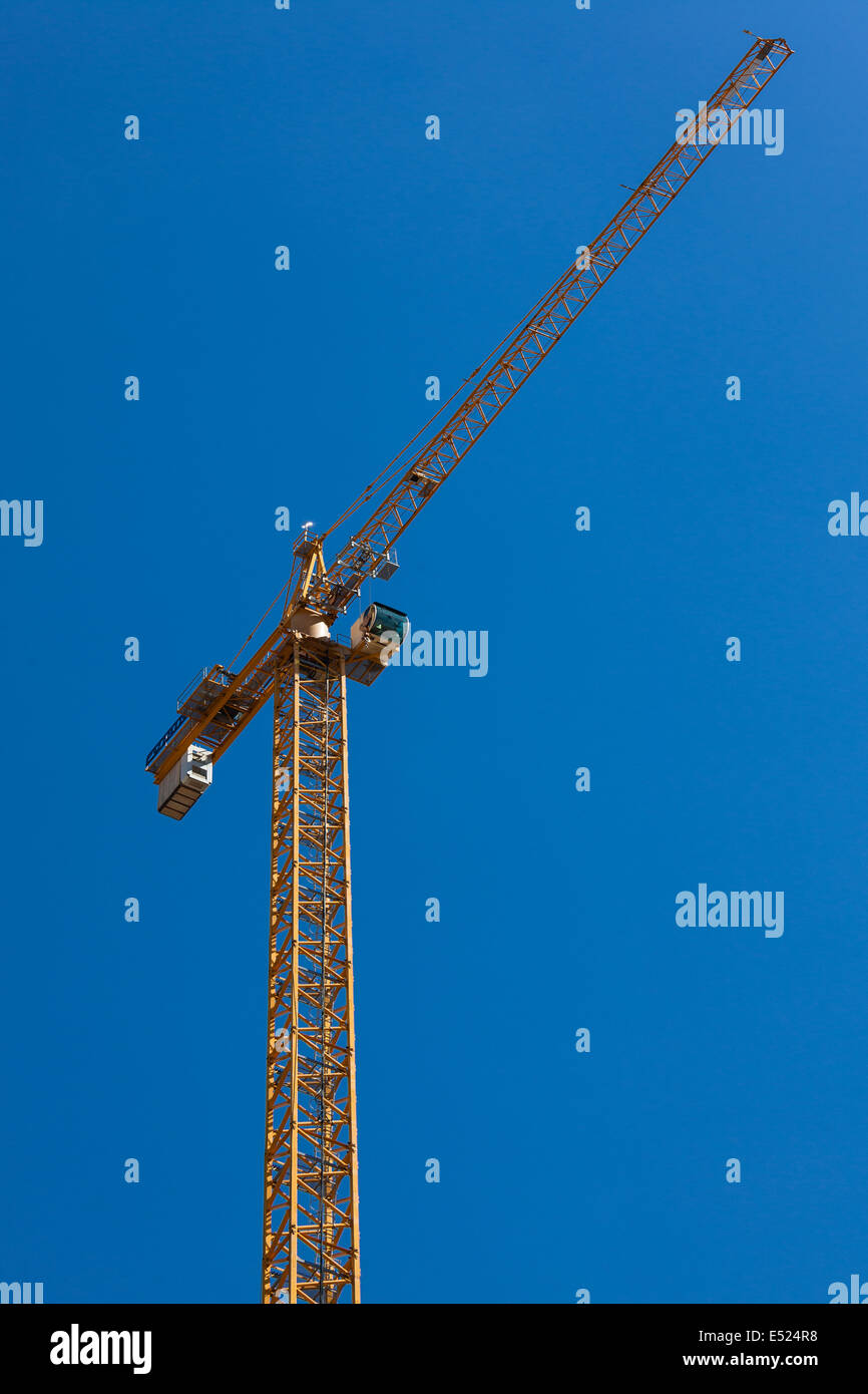 Crane on reconstruction old hi-res stock photography and images - Alamy