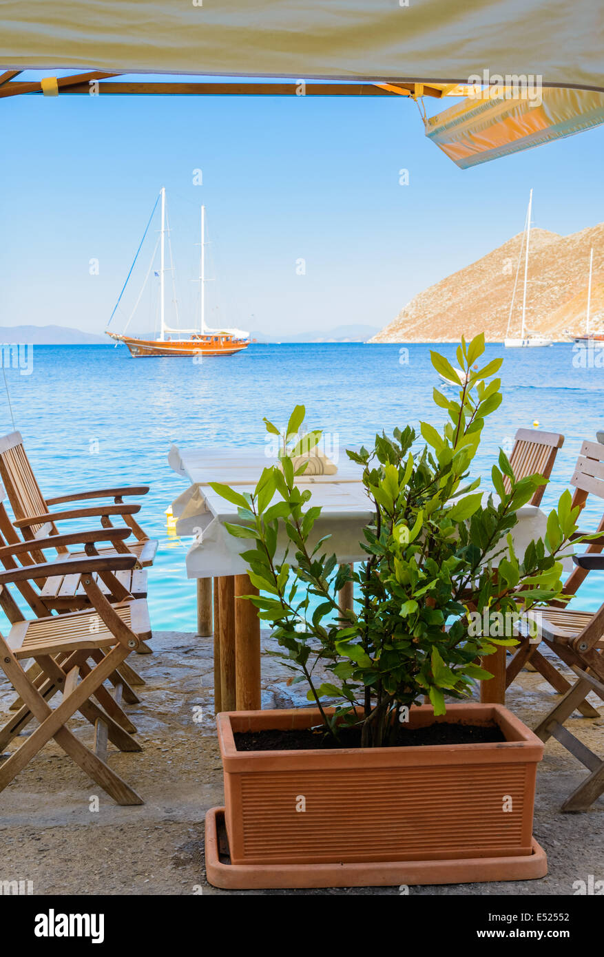 sea view from cafe Stock Photo - Alamy