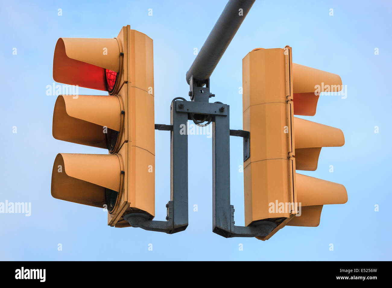 two traffic lights Stock Photo - Alamy