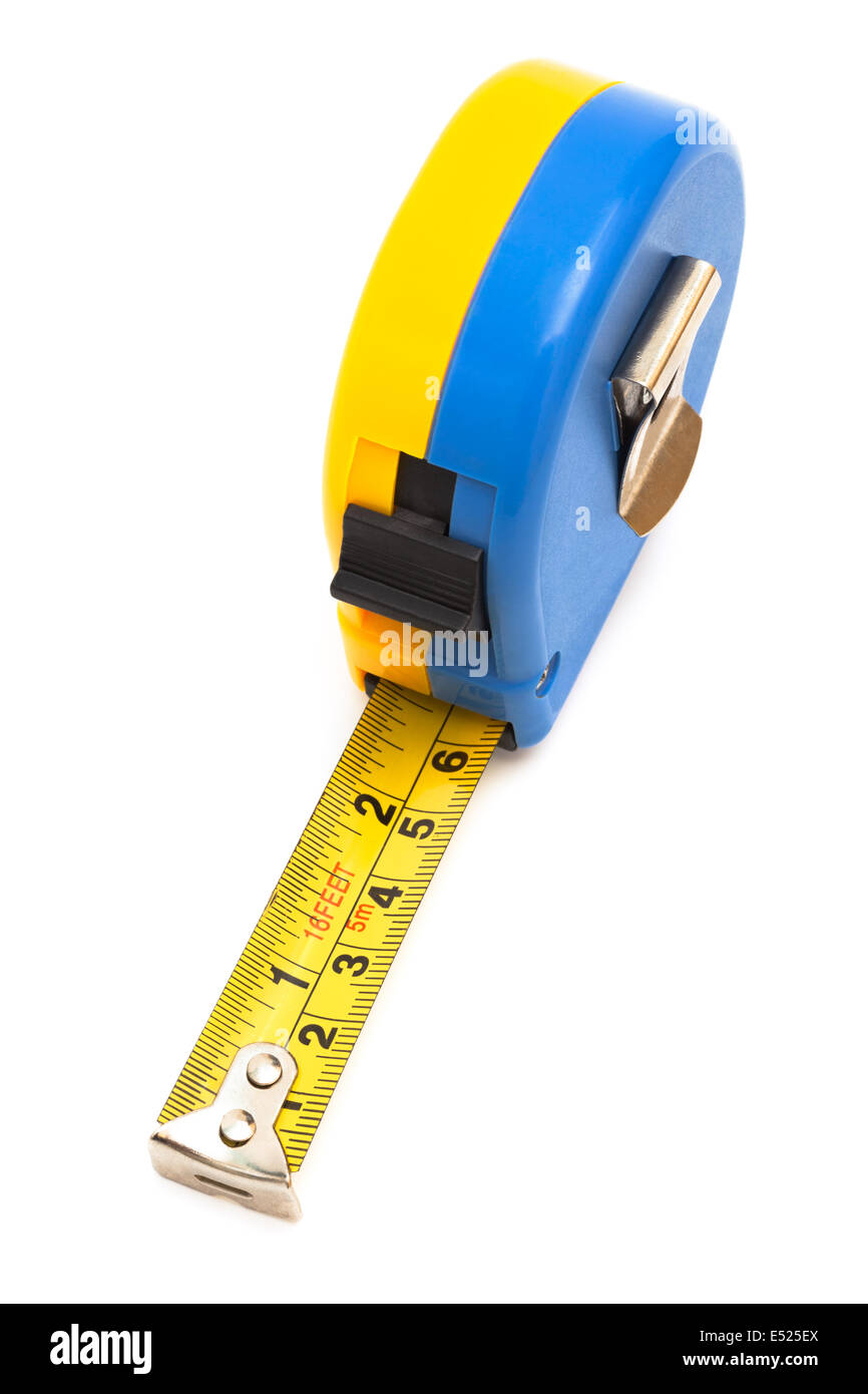 blue new tape-measure Stock Photo - Alamy