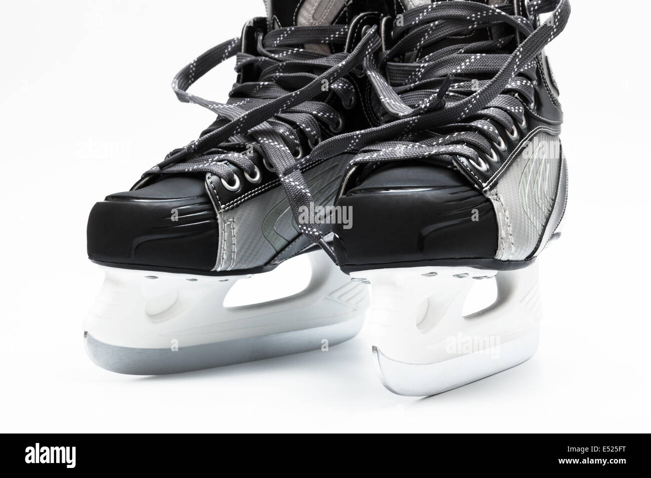 modern black skates Stock Photo - Alamy