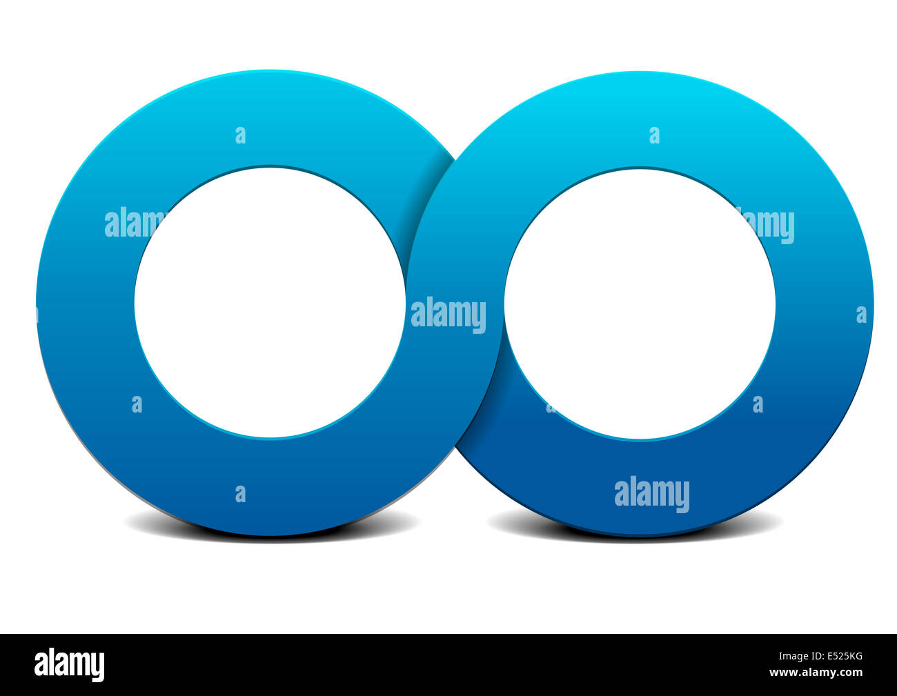 Infinity symbol modern Cut Out Stock Images & Pictures - Alamy