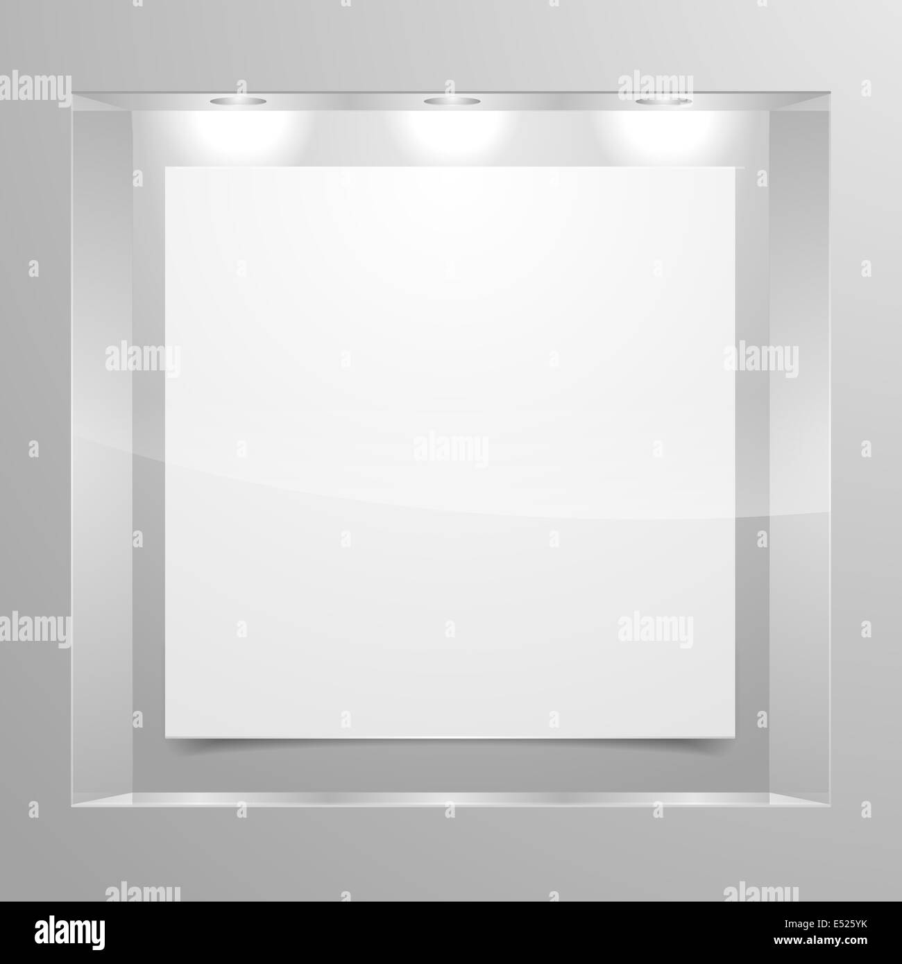 exhibition shelf 03 Stock Photo - Alamy