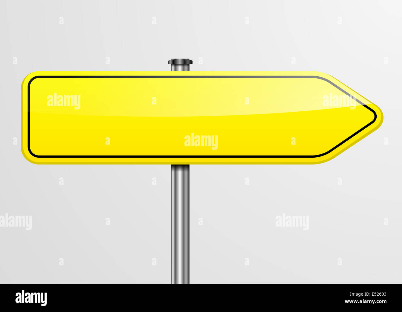 Empty roadsign hi-res stock photography and images - Alamy