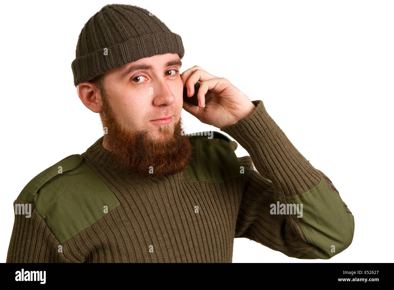 portrait of a young bearded guy Stock Photo - Alamy