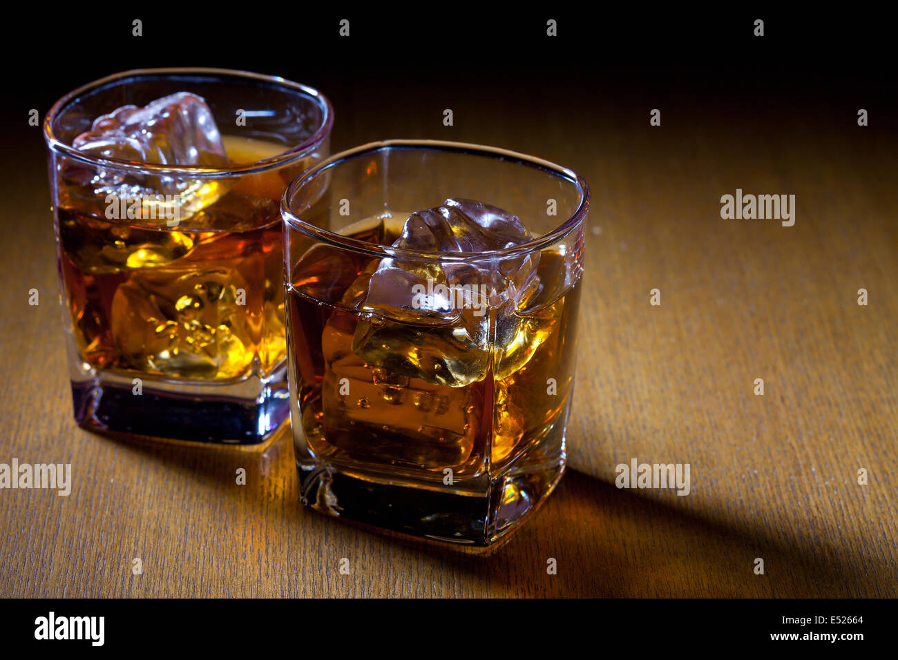 two glasses with drinks Stock Photo - Alamy