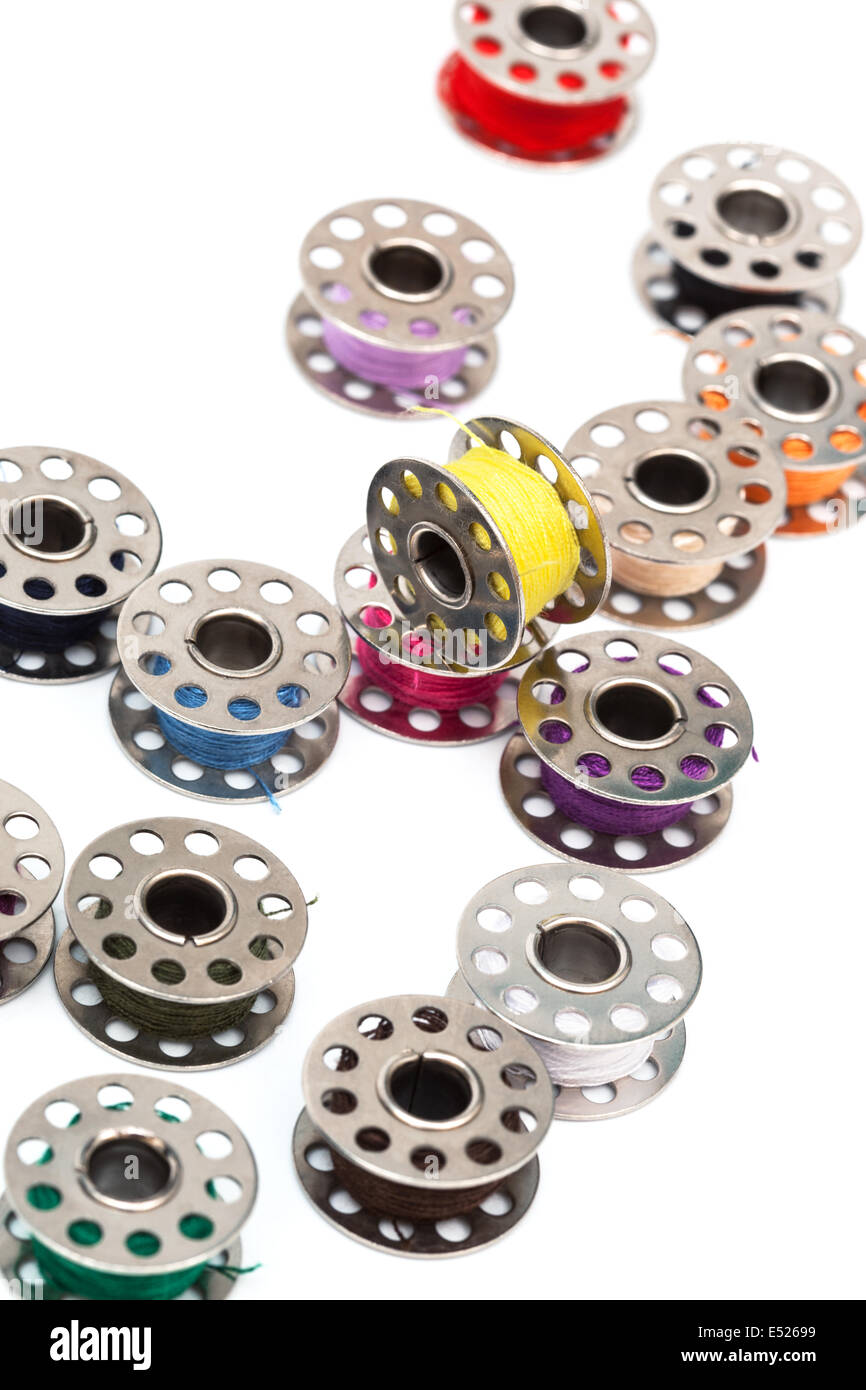 spools of thread Stock Photo - Alamy