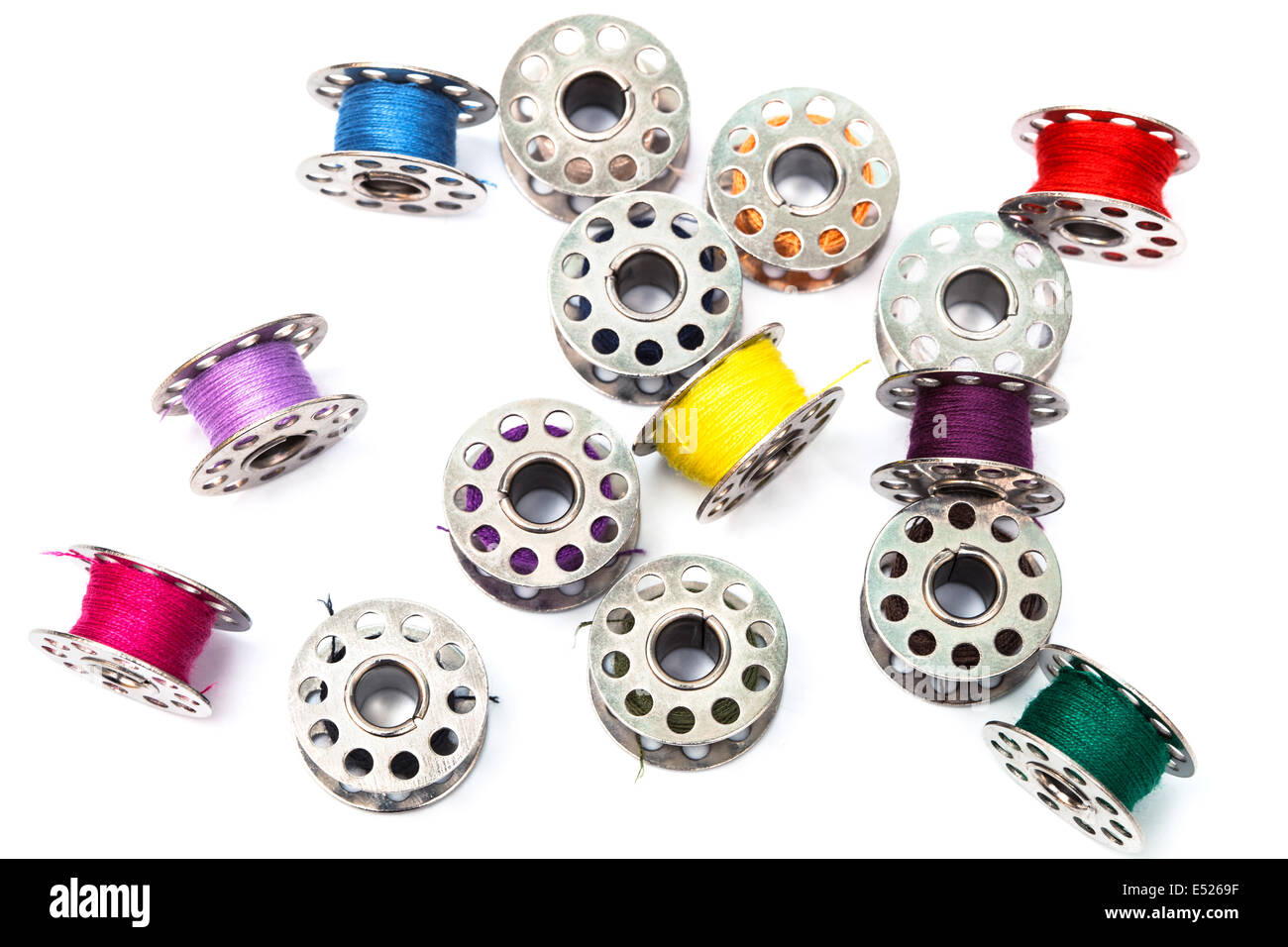 spools of the thread Stock Photo - Alamy