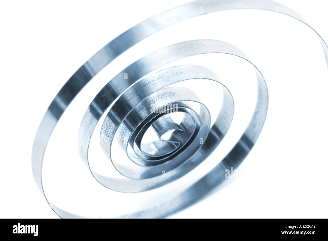 Spring coil blue hi-res stock photography and images - Alamy