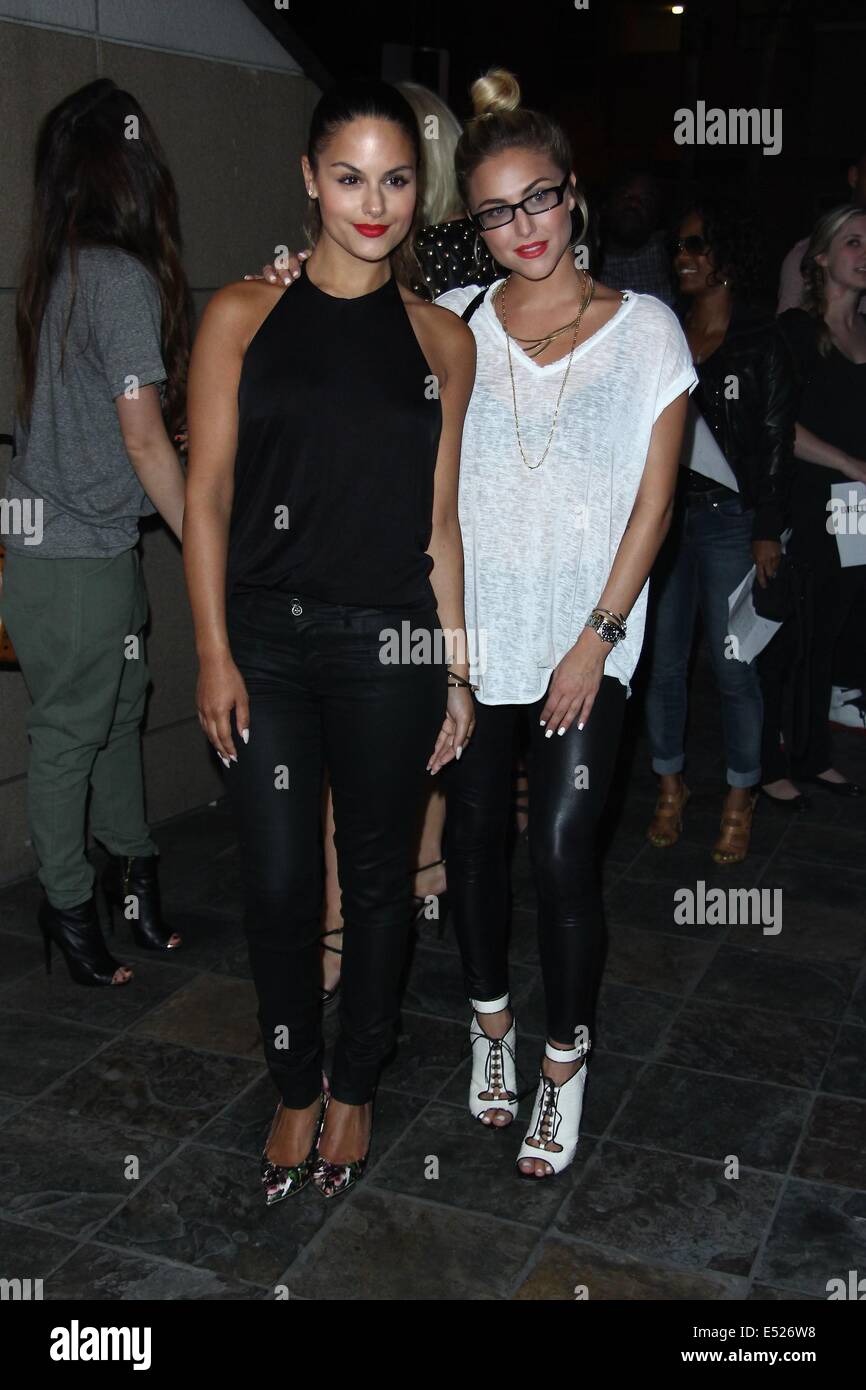 Los Angeles, California, USA. 17th July, 2014. Pia Toscano and Cassie ...