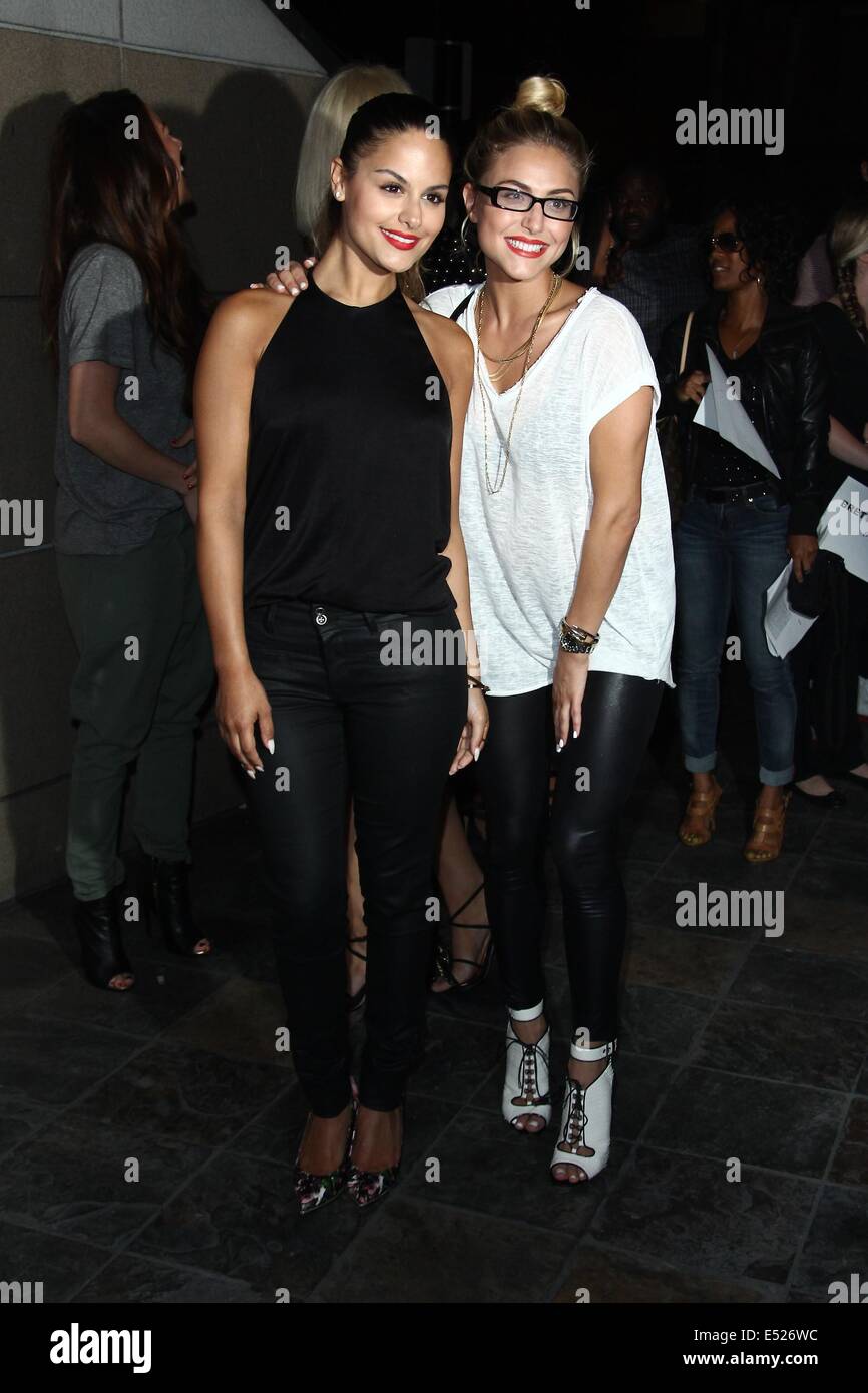 Los Angeles, California, USA. 17th July, 2014. Pia Toscano and Cassie ...