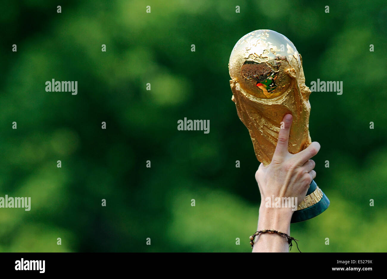 Germany 2014 world cup trophy hi-res stock photography and images - Alamy