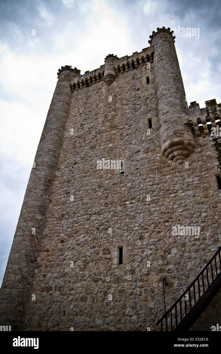 Torija´s Castle in Spain, medieval building Stock Photo - Alamy