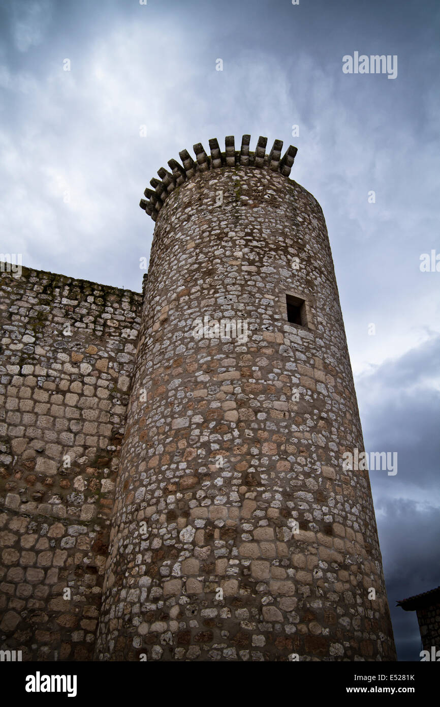 Torija´s Castle in Spain, medieval building Stock Photo - Alamy