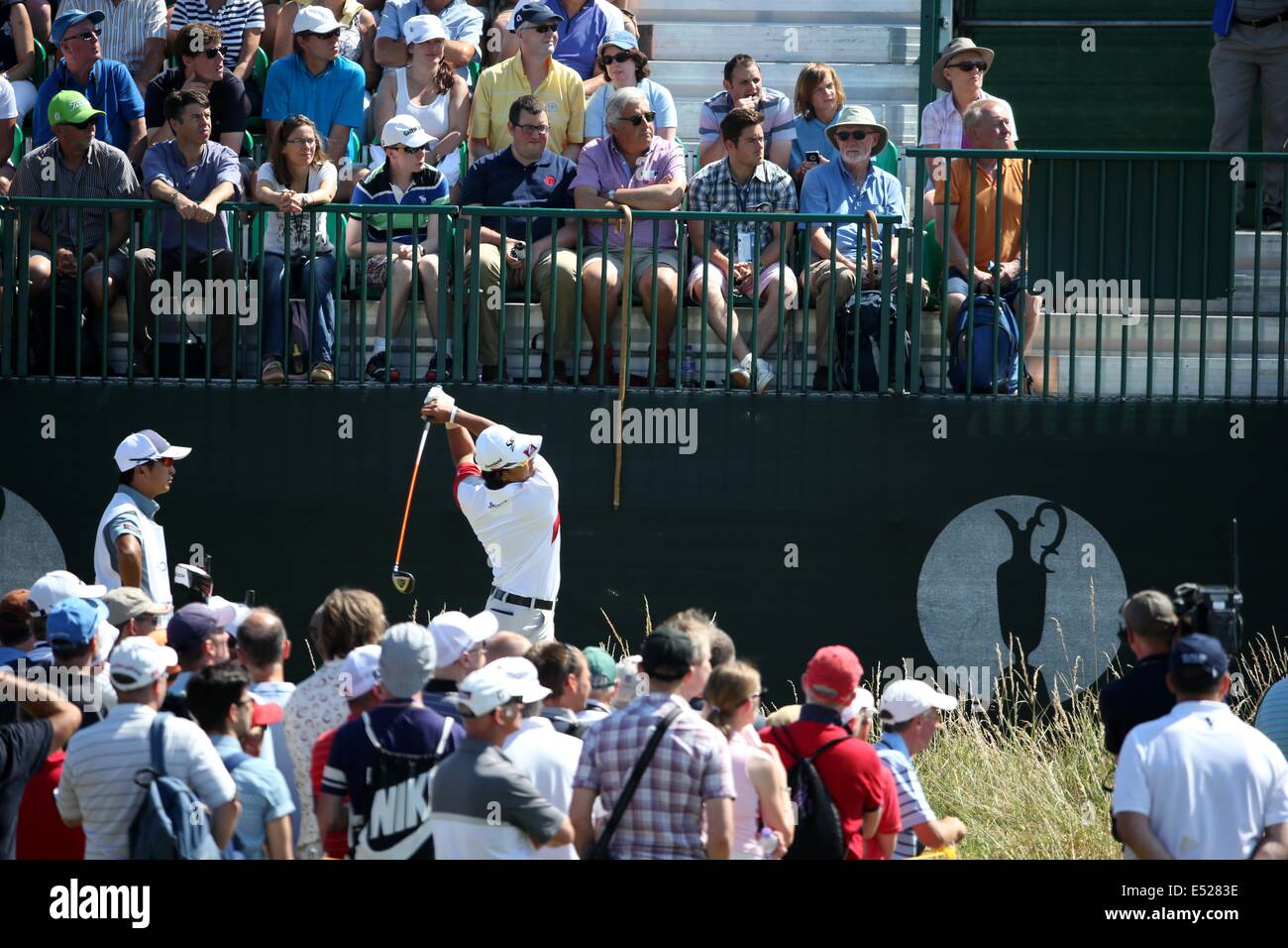 (L-R) Daisuke Shindo, Hideki Matsuyama (JPN), JULY 17 2014 - Golf ...