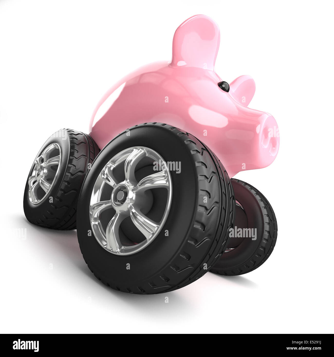 Your bank on wheels Cut Out Stock Images & Pictures - Alamy