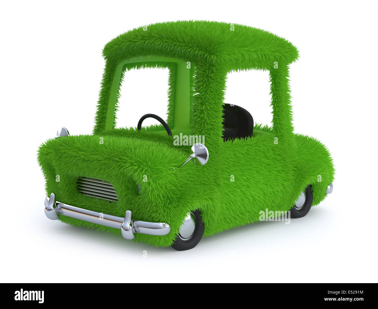 Car covered in grass Cut Out Stock Images & Pictures - Alamy