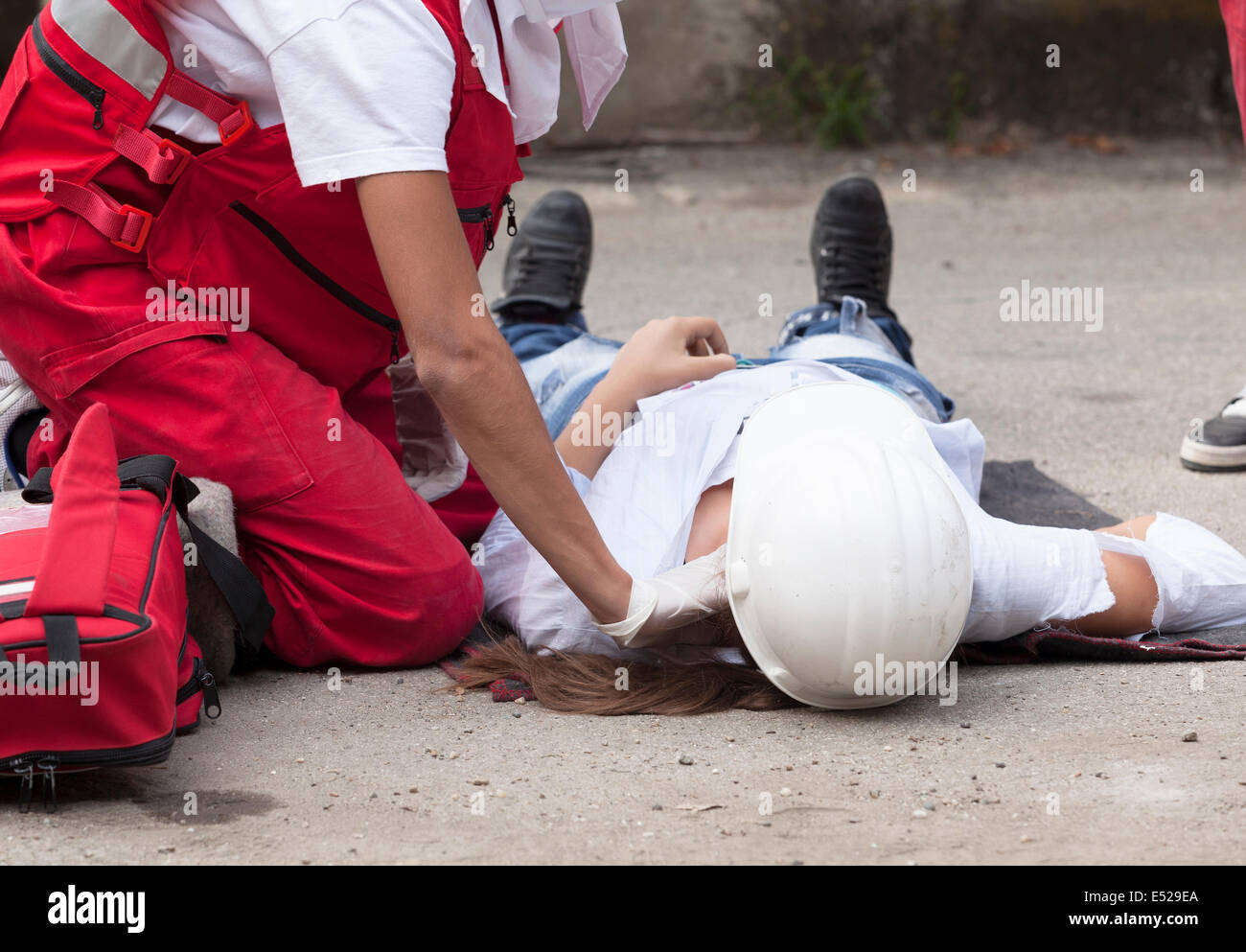 Work site accident hi-res stock photography and images - Alamy