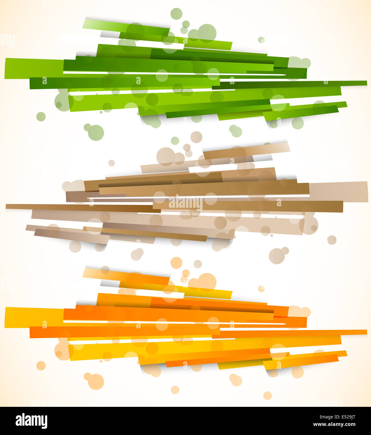 Set of lined banners Stock Photo - Alamy