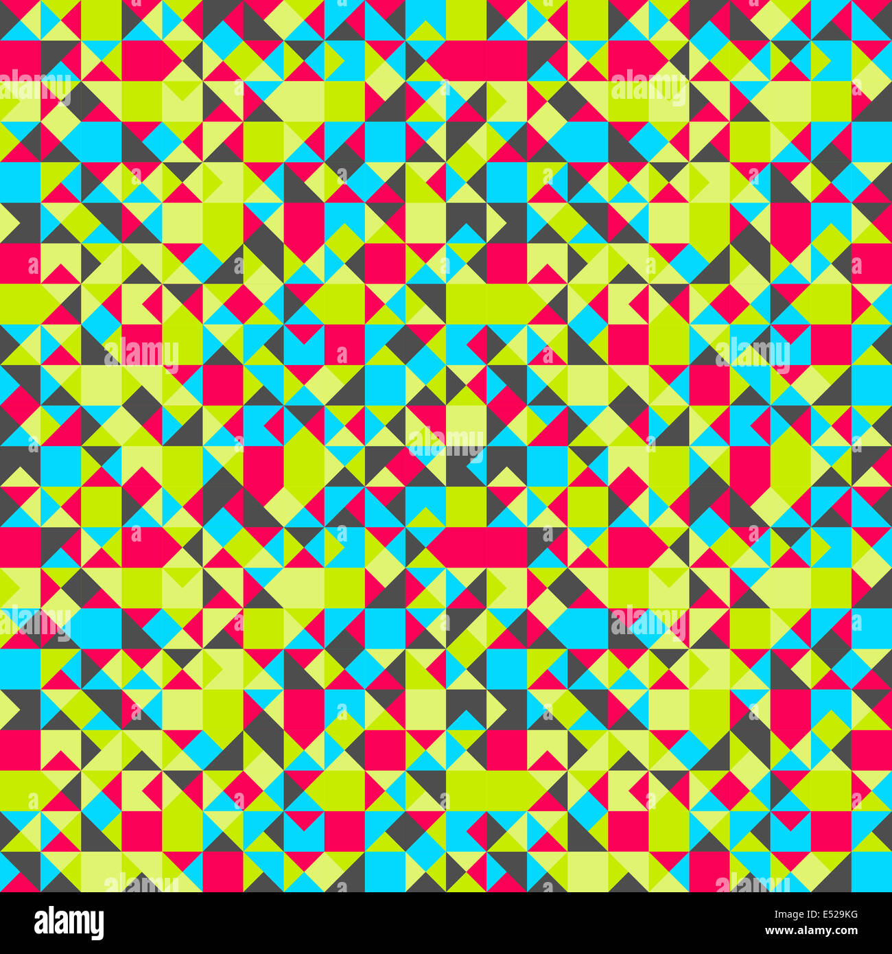 Retro pattern of geometric shapes Stock Photo - Alamy