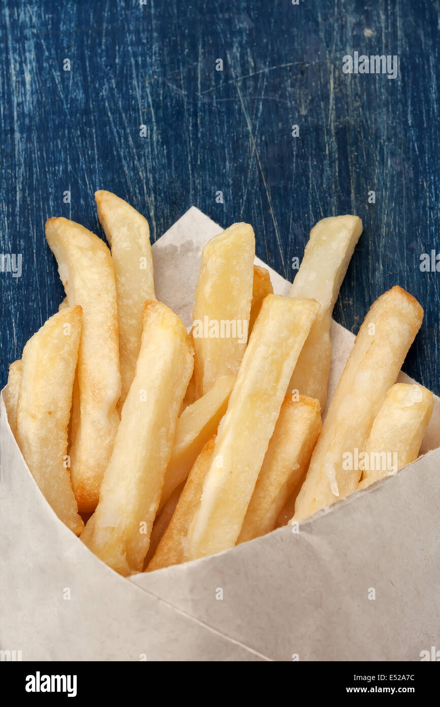 French fries in wrapping paper hi-res stock photography and images - Alamy