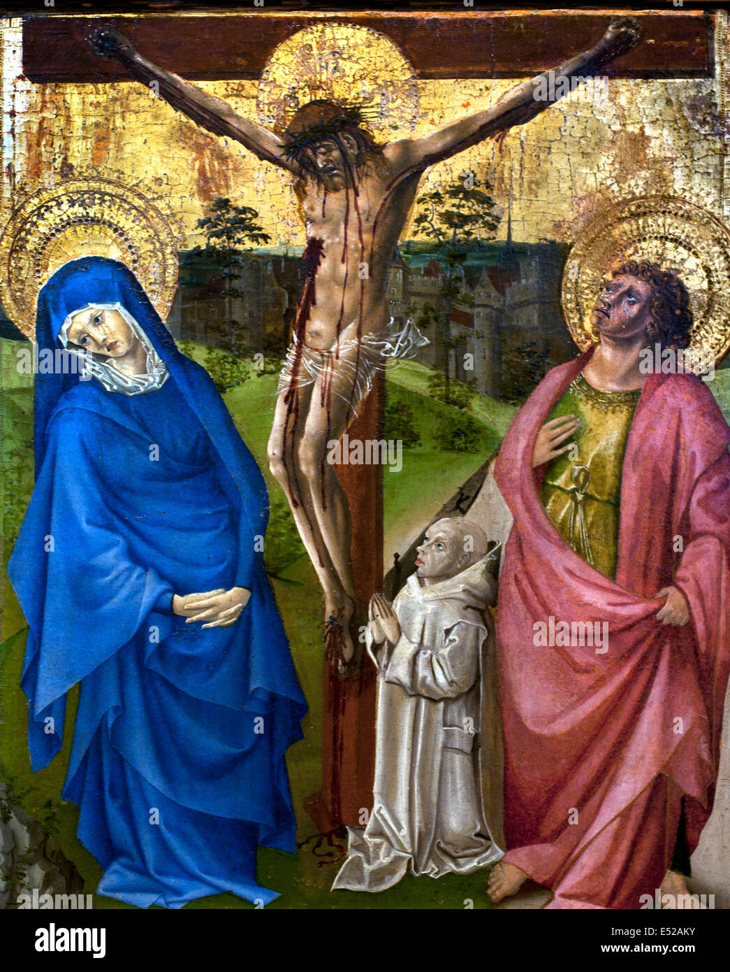 The crucifixion with a carthusian monk hi-res stock photography and images - Alamy