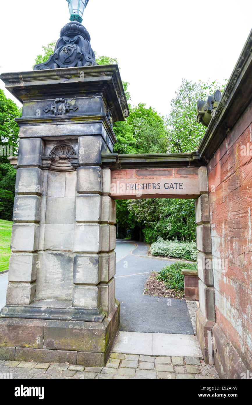 Freshers Gate at Keele Hall in the grounds of Keele University Keele ...