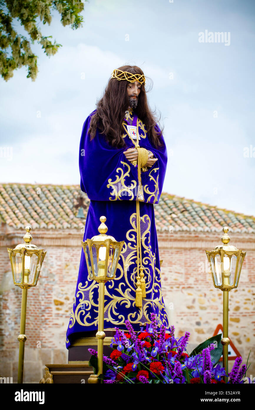 spanish easter celebration procession of the christ of medinaceli Stock ...