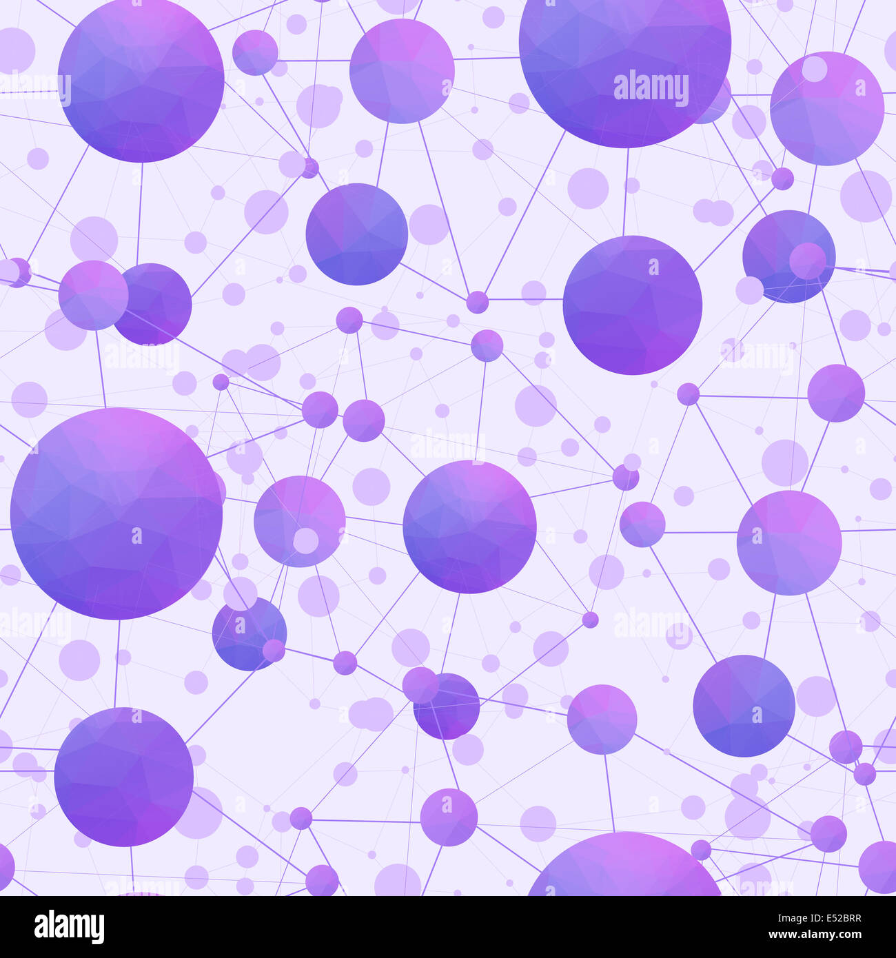 molecule structure. Vector seamless pattern. Education background Stock ...