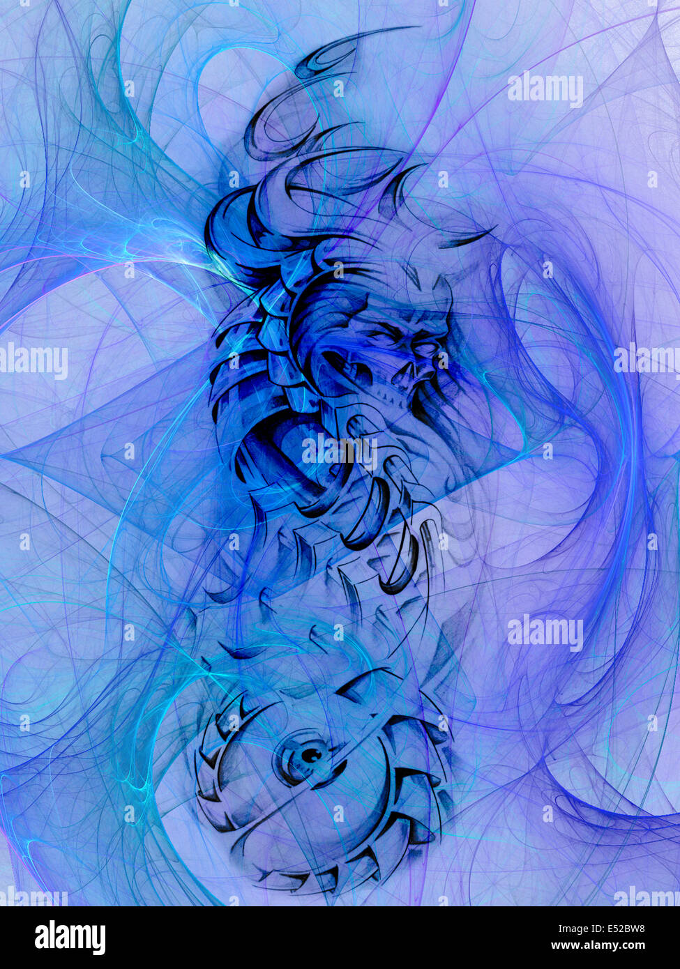 Illustration over white background with vivid colors Stock Photo - Alamy