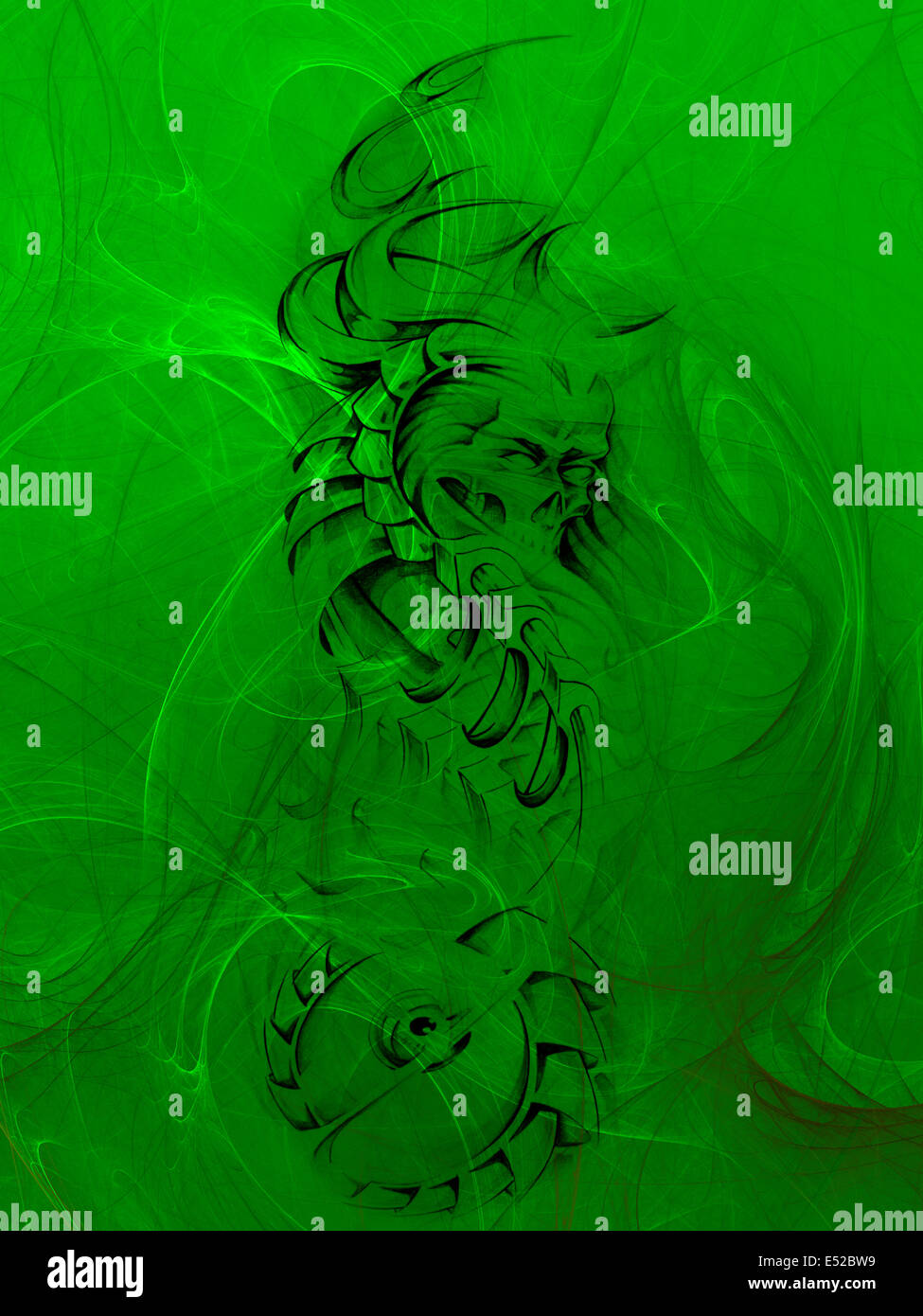 Illustration over white background with vivid colors Stock Photo - Alamy