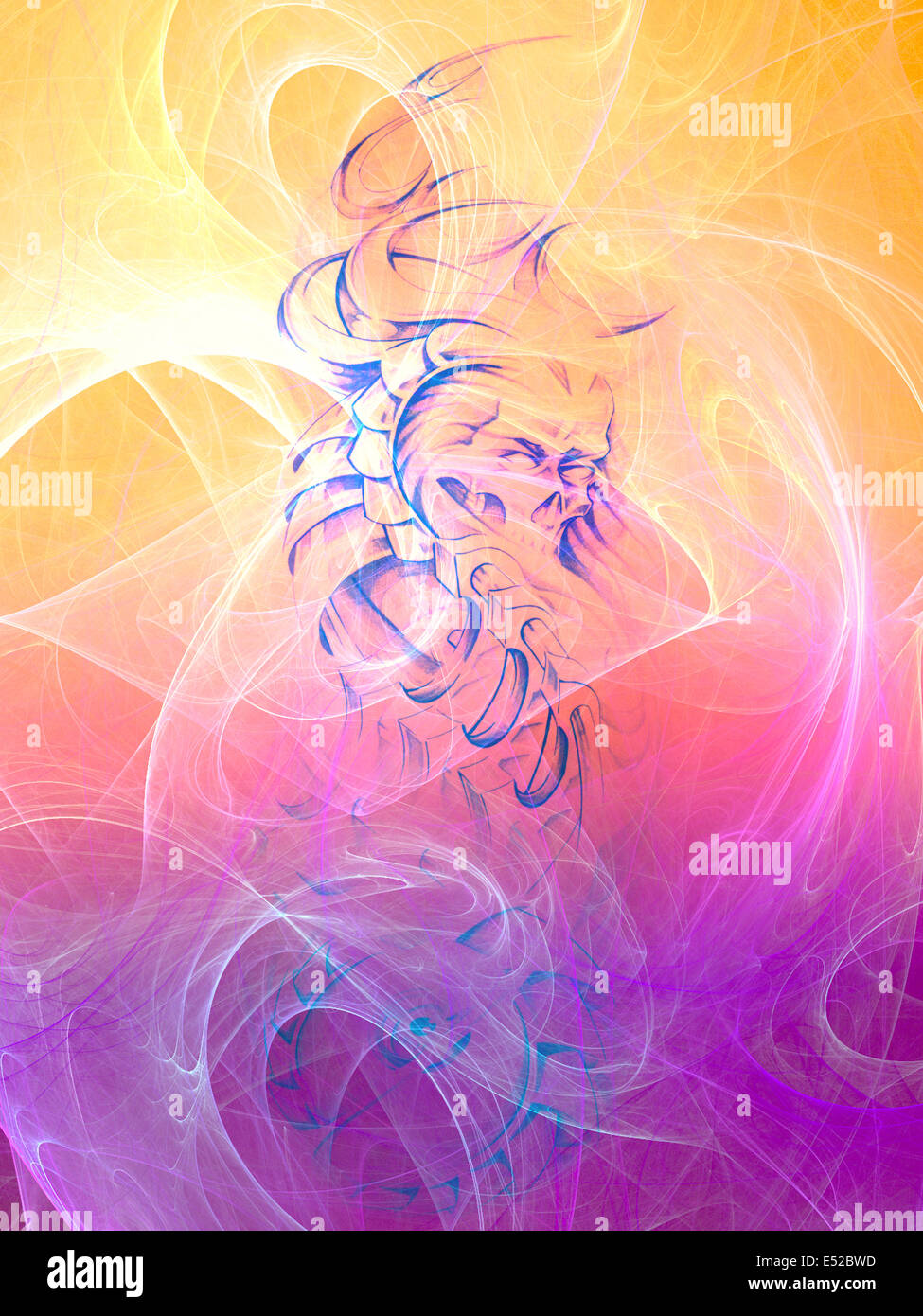 Illustration over white background with vivid colors Stock Photo - Alamy