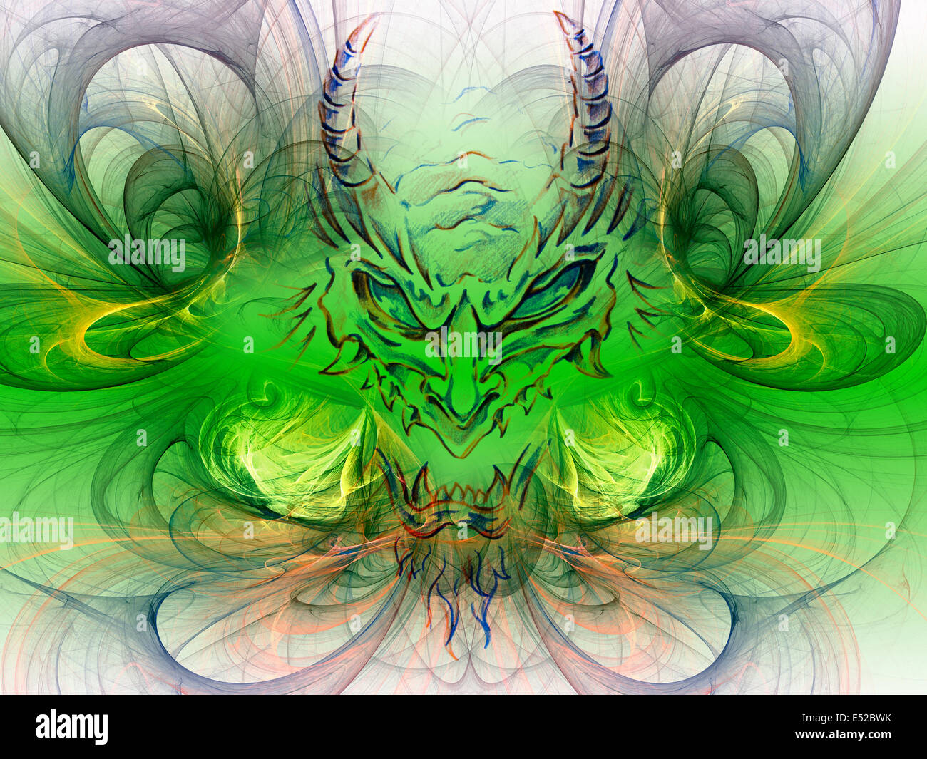 Illustration over white background with vivid colors Stock Photo - Alamy